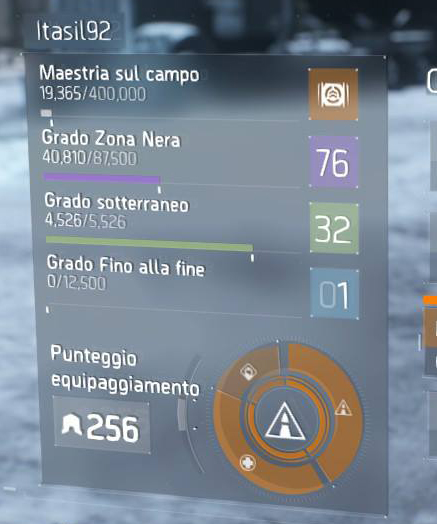 Livelli e Rank – The Division | The Division Dark Zone - Community Italiana