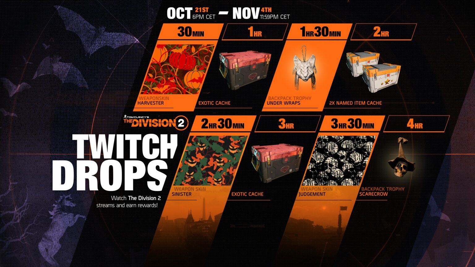 Twitch Drops di Halloween in arrivo su The Division 2 | The Division ...