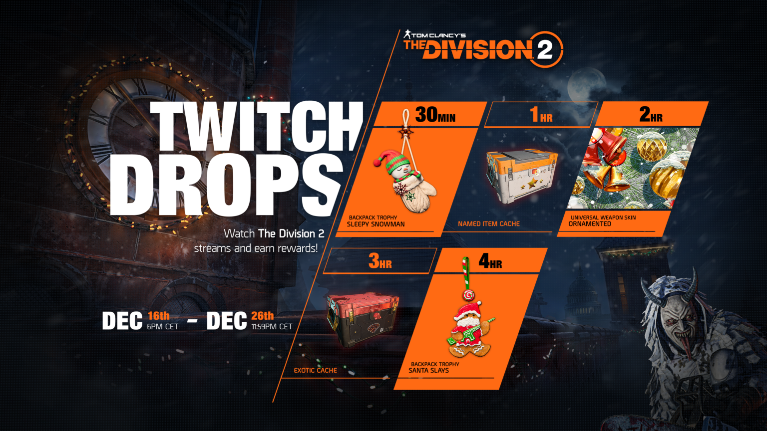Winter Event 2025 (e Holiday Twitch Drops) – The Division 2 [COMMUNITY ...